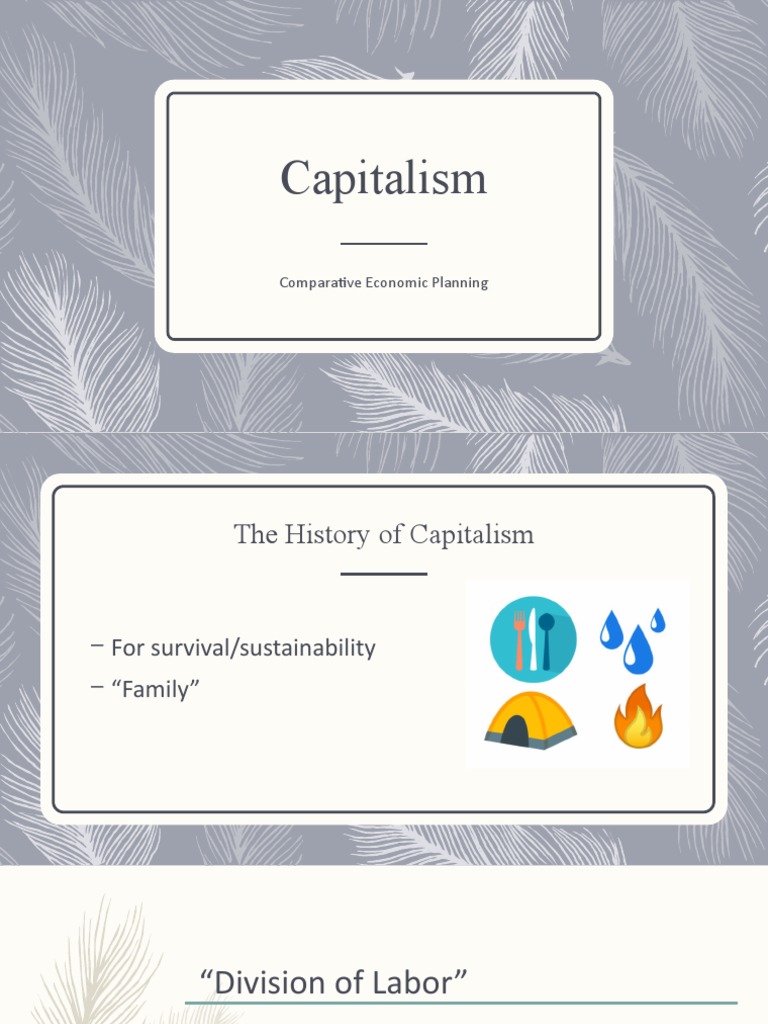 Lecture 1 Capitalism | PDF