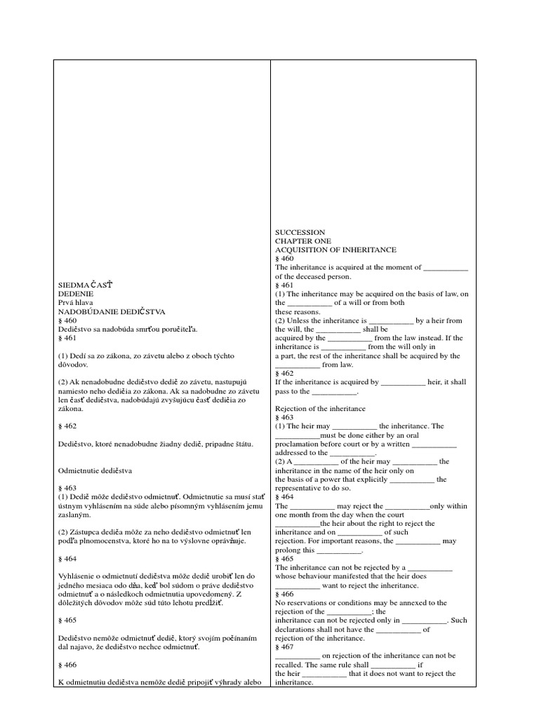 Will Inheritance | PDF