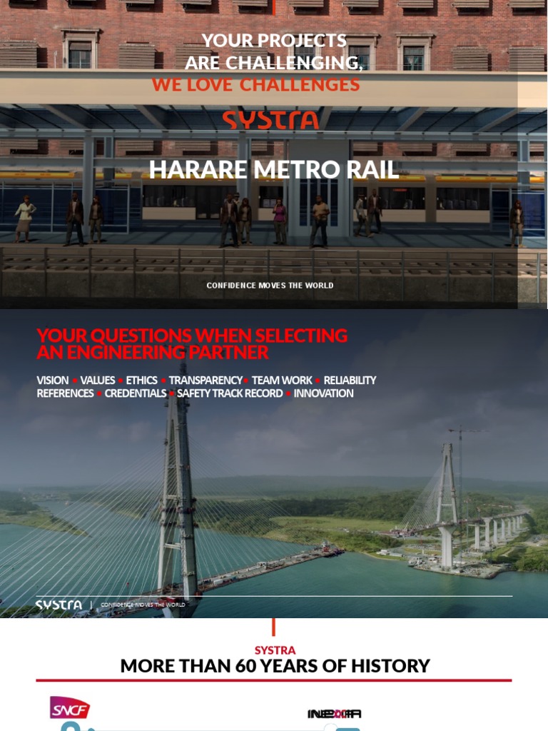 Harare Metro Rail: We Love Challenges | PDF | Rapid Transit | Rail ...