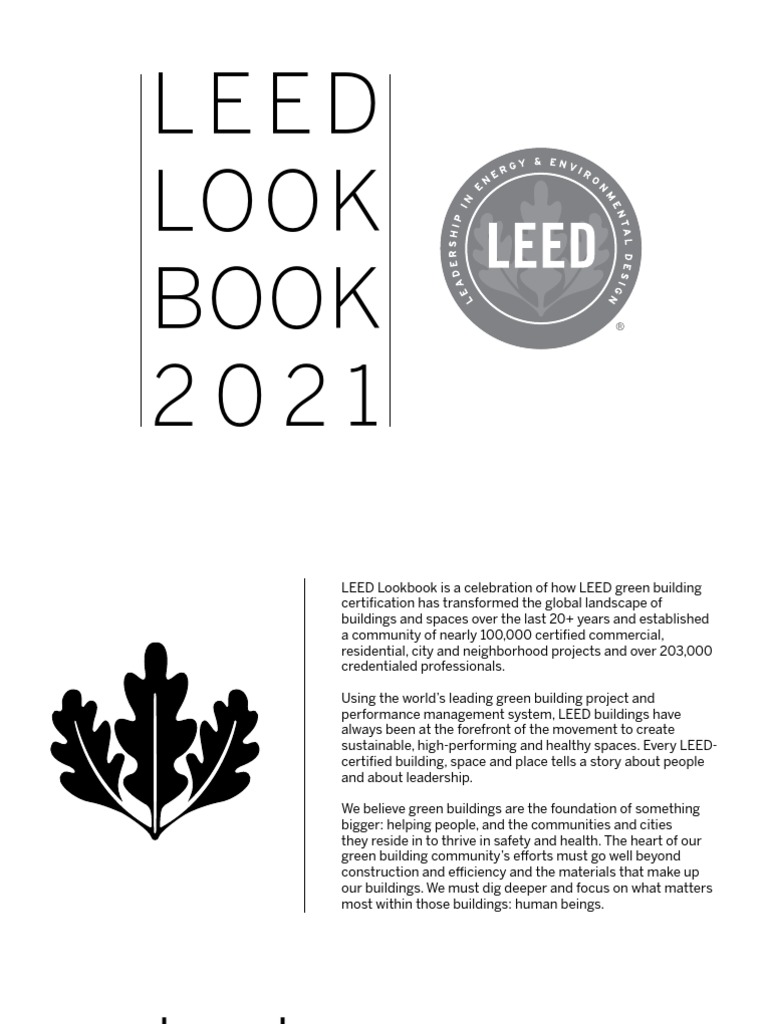 Leed Leed Lookbook 2021 | PDF | Leadership In Energy And Environmental ...