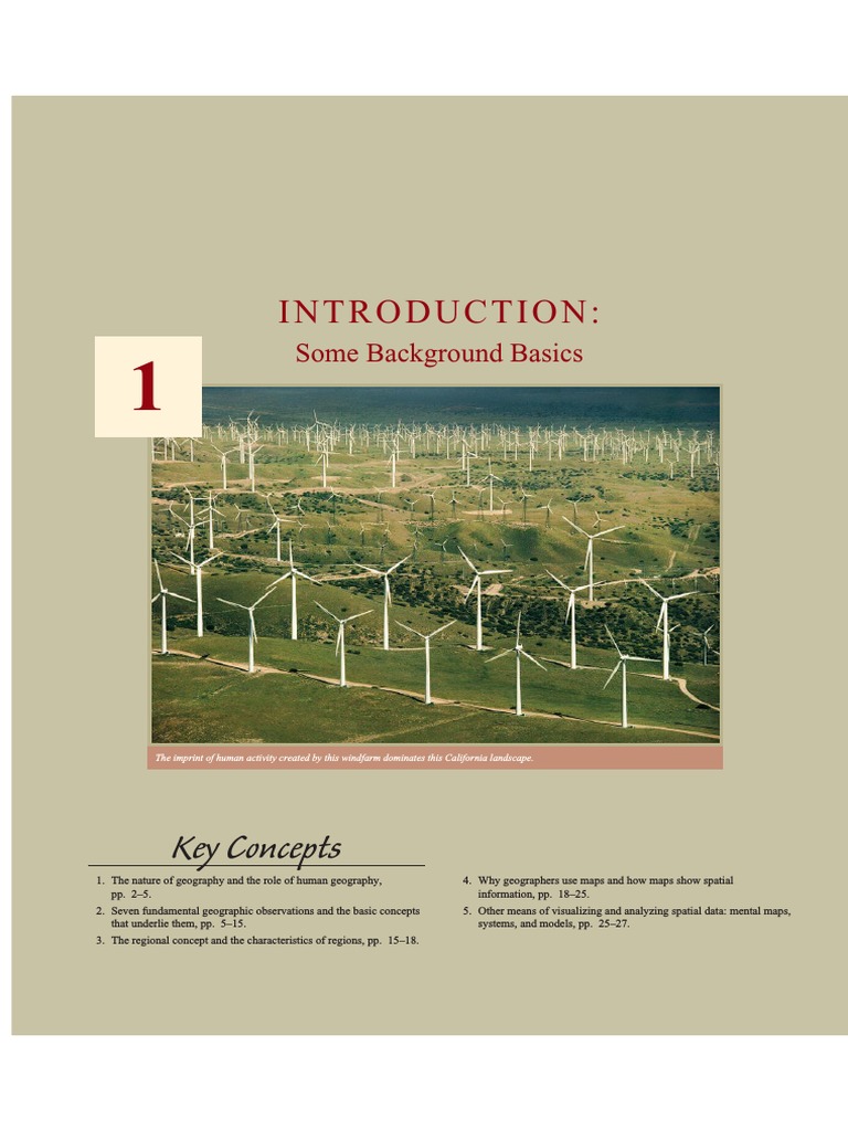 Introduction To Basic Geographic Concepts | PDF | Geography | Space