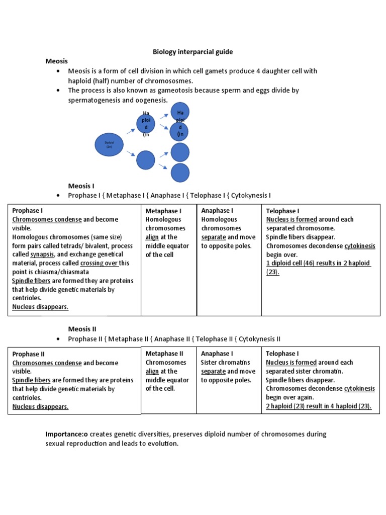Biology Introduction Guide | PDF | Meiosis | Cell Cycle