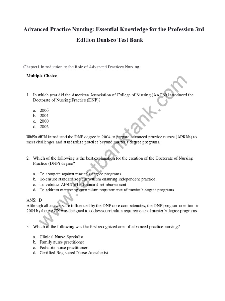 C157 Test Bank PDF | PDF | Nursing | Nurse Practitioner