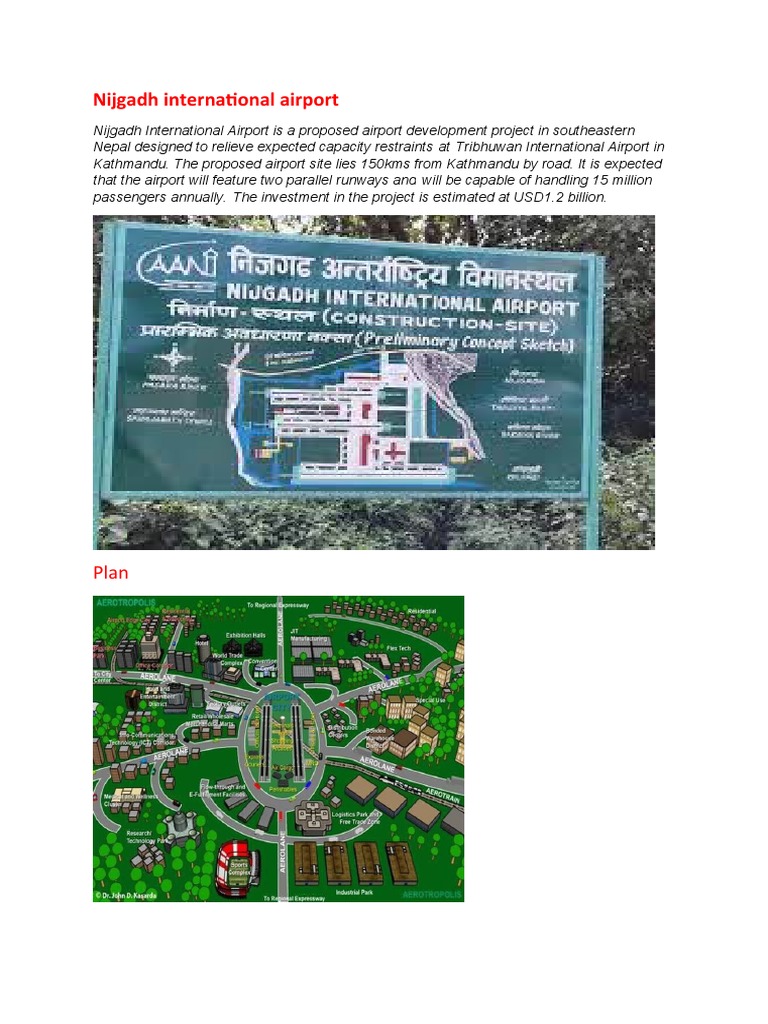 Nijgadh International Airport Nepal | PDF