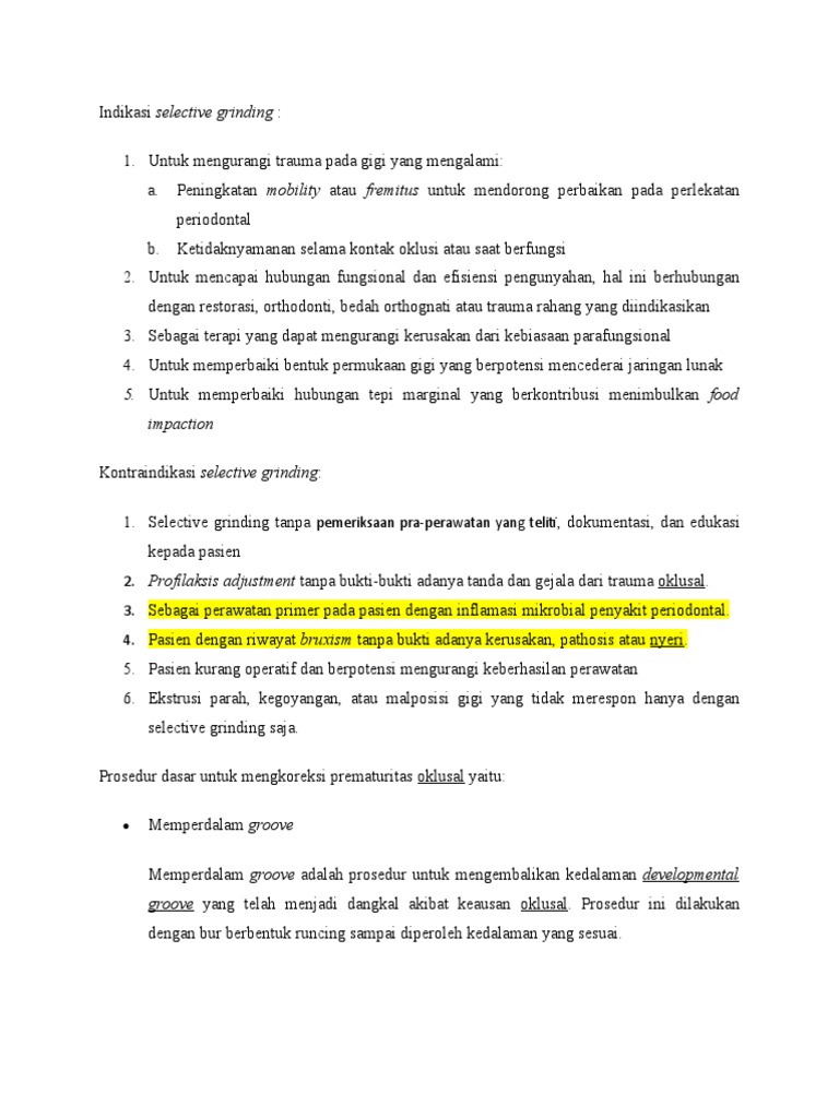 Selective Grinding | PDF