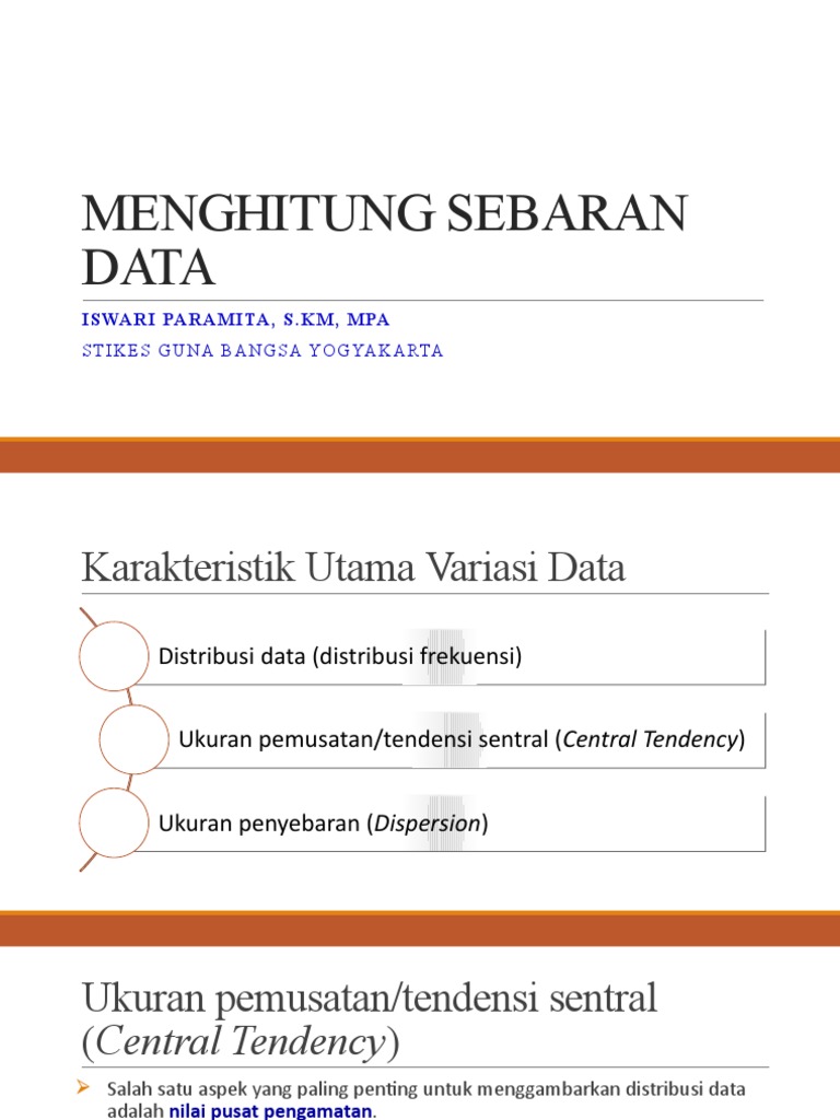 Menghitung Sebaran Data | PDF