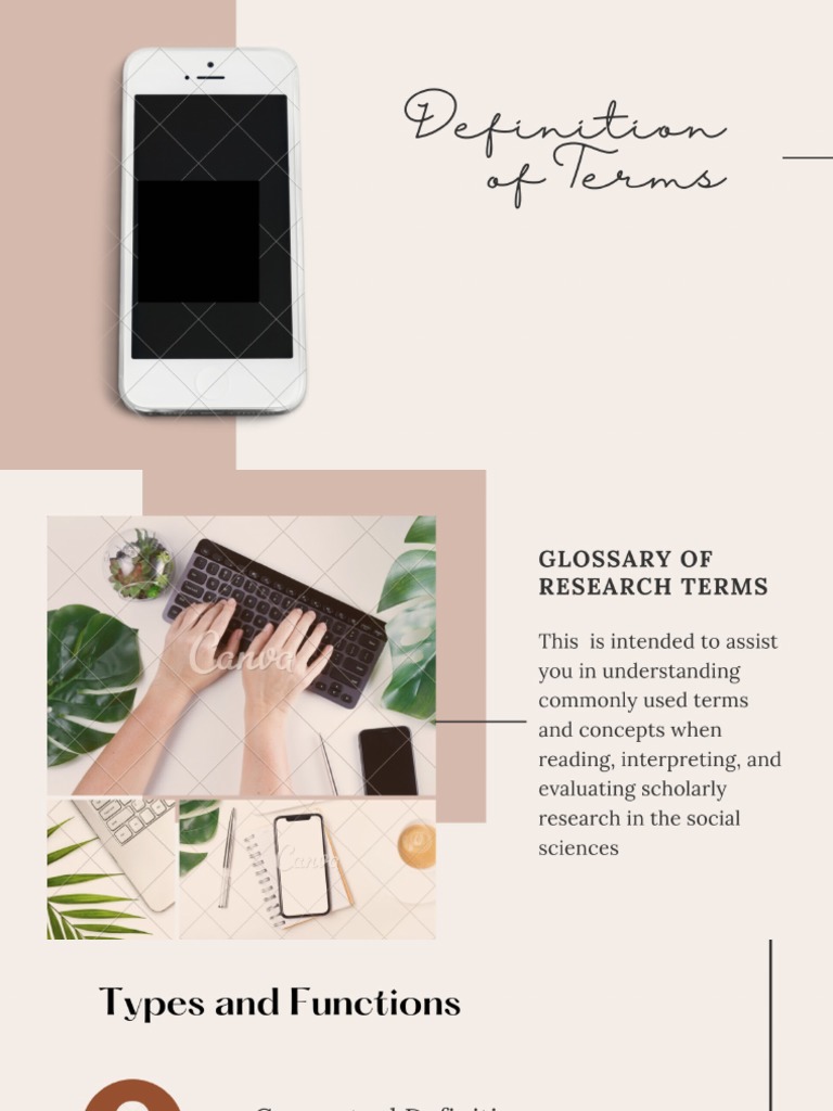 3is LESSON 6 DEFINITION OF TERMS | PDF