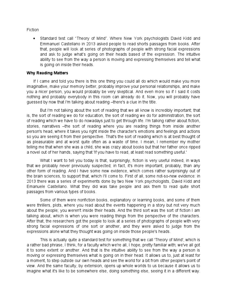 Transcription of TED Talks | PDF | Empathy | Olfaction