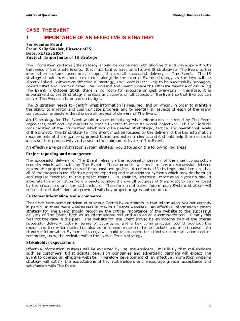 SBL The Event Answer | PDF | Net Present Value | Interest