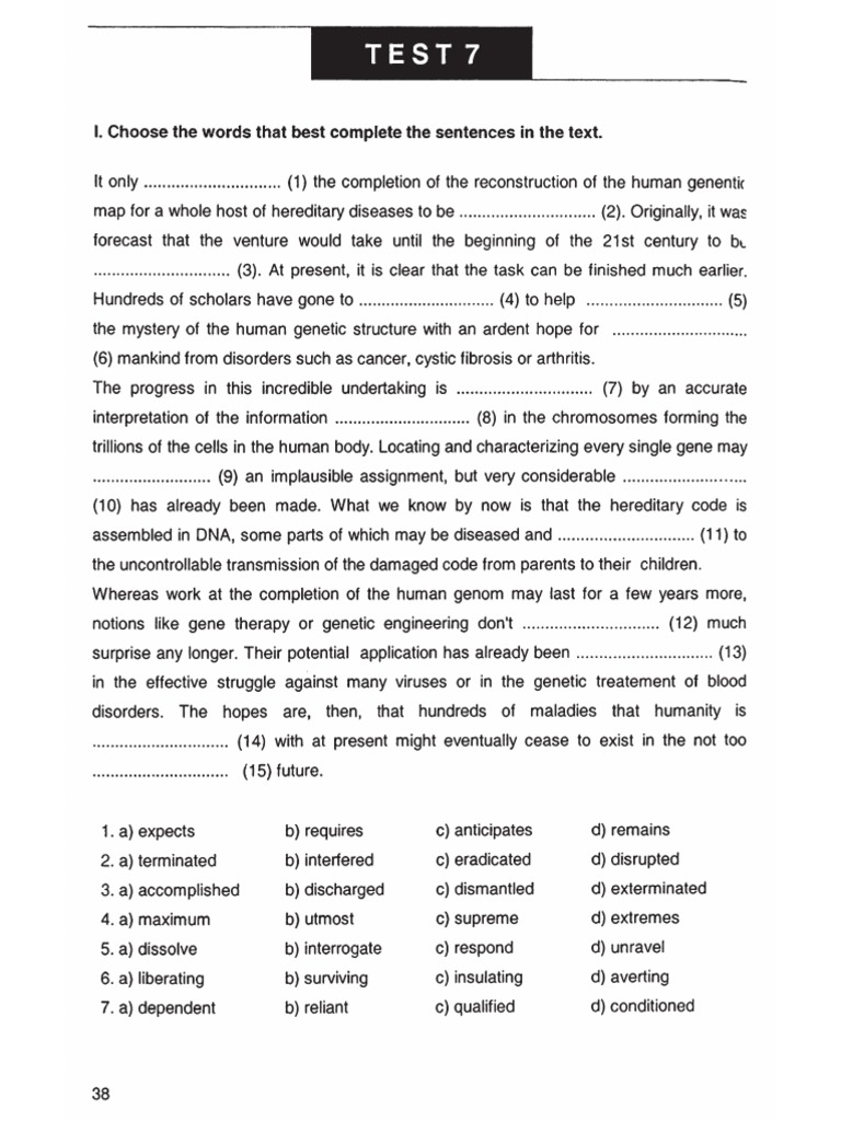 Tests 7&8 | PDF