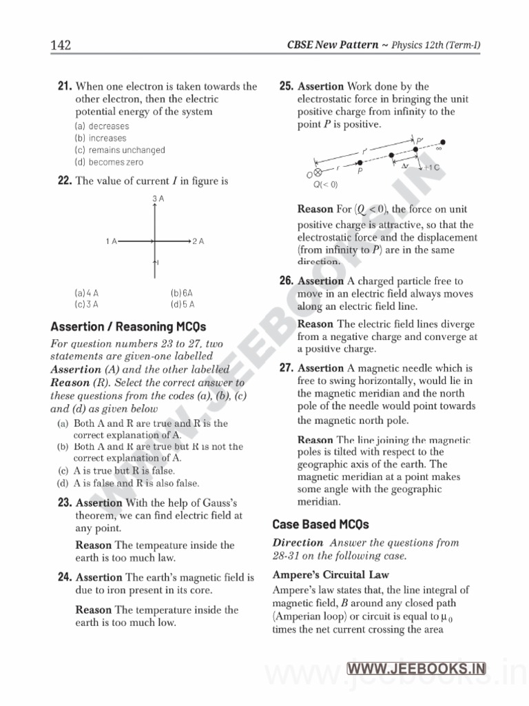 Arihant Physics Class 12 Term 1 - WWW - jeebOOKS.in 153 | PDF