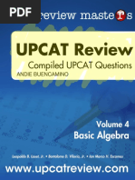 UPCAT Mathematics Practice Questions Set 1 | PDF | Inequality ...