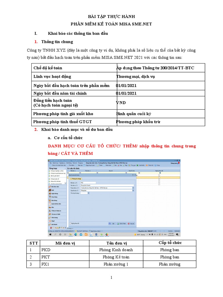 Bai Tap Thuc Hanh KTM VB2 2 | PDF