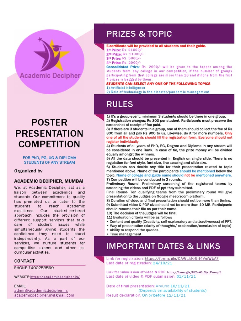 Poster Brochure | PDF