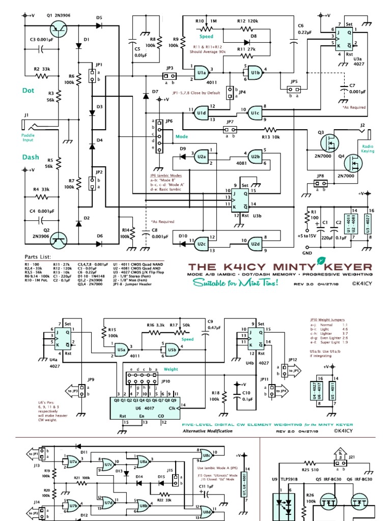 K4ICY Minty Keyer Rev3.0 | PDF