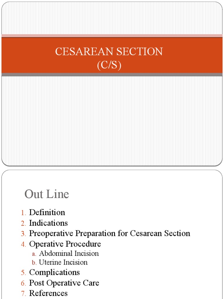 Cesarean Section | PDF | Caesarean Section | Childbirth
