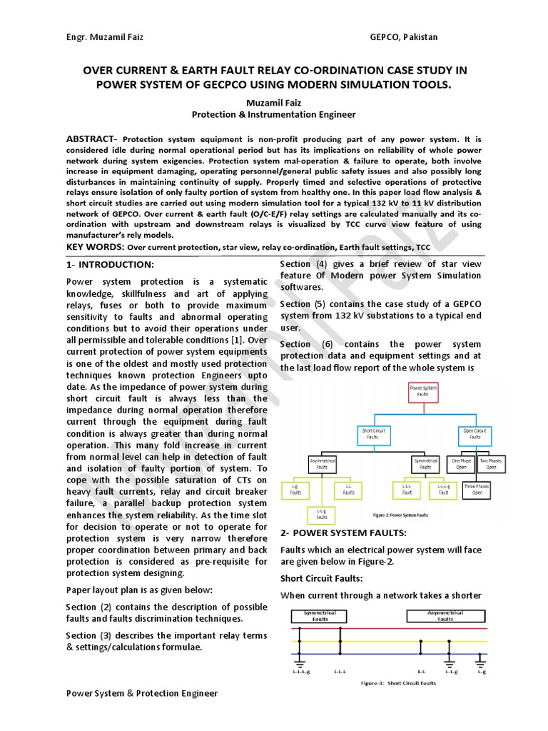 Relay Coordination Calculations and Time Current Curves | PDF | Relay ...