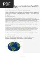 EGM96 and EGM2008 Geoid Models Overview | PDF | Geodesy | Geophysics
