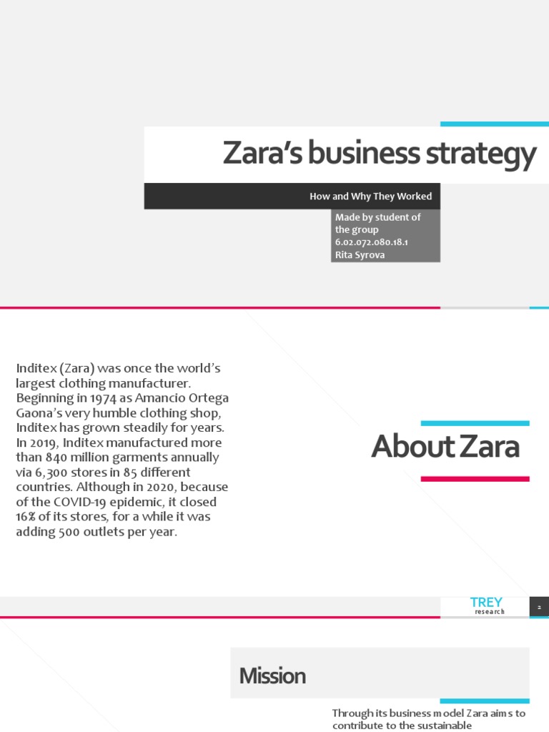 Zara's Business Strategy | PDF | Sustainability | Retail