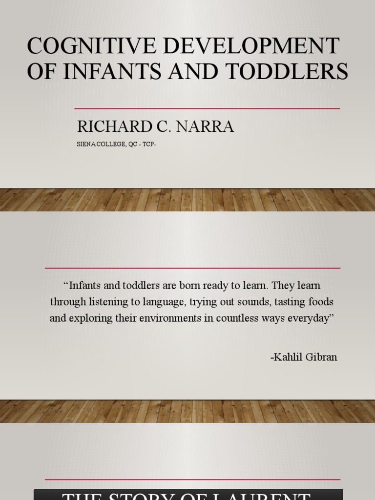 Cognitive Development of Infants and Toddlers | PDF | Cognitive ...
