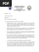 Brigad Eskwela Solicitation Letter | PDF