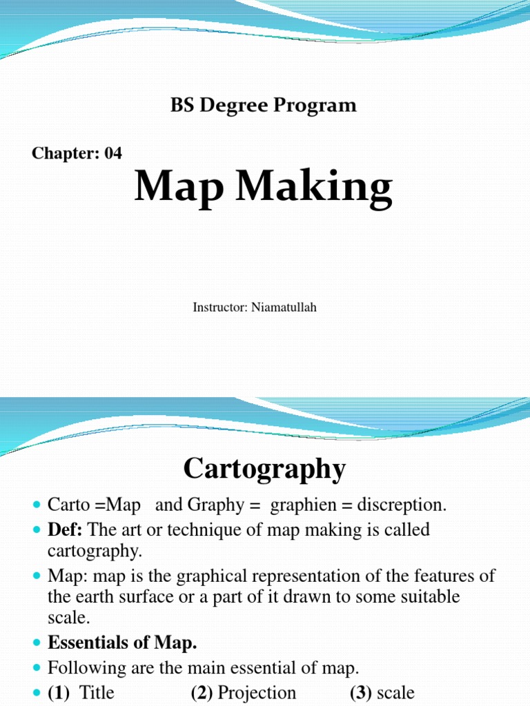 Map Making: BS Degree Program | PDF | Map | Geology
