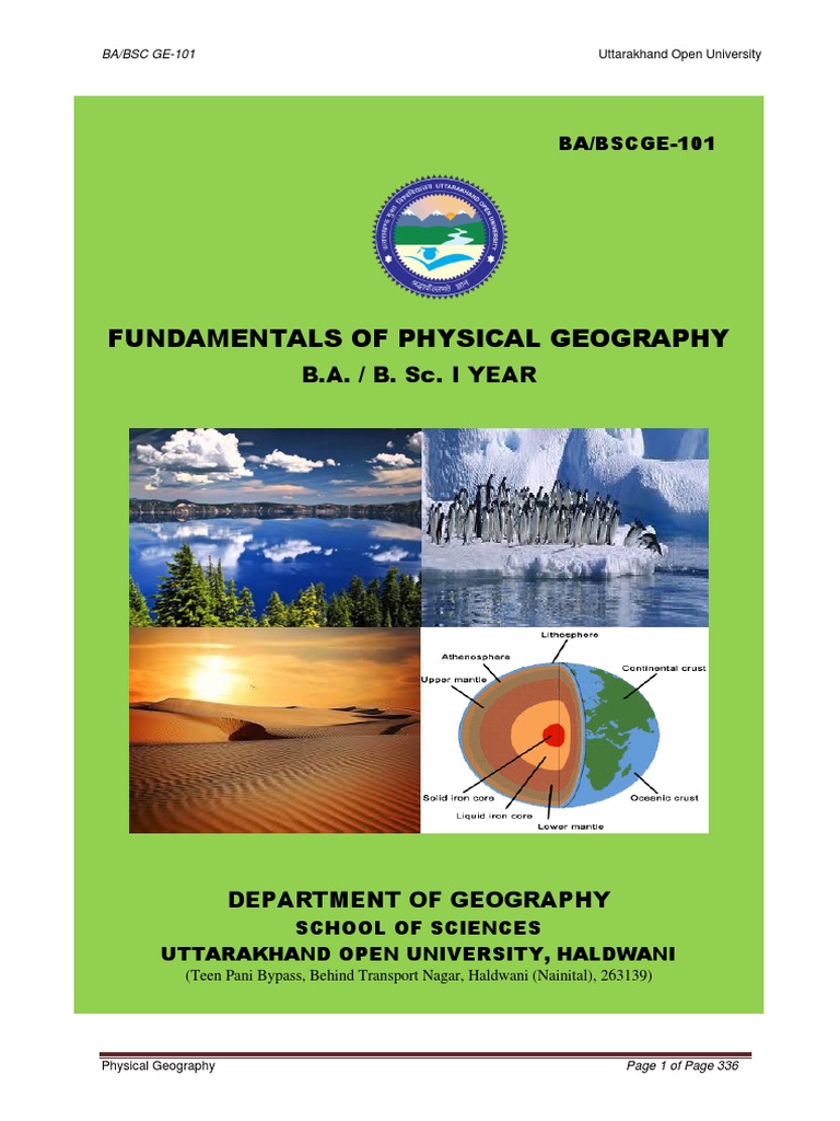 Ge 101 | PDF | Geomorphology | Biogeography