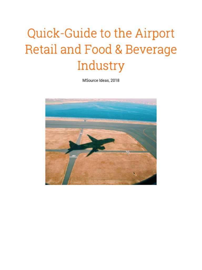Airport Retail Industry Overview | PDF | Airport | Business