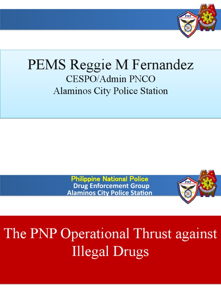 KKDAT Lecture, Re PNP Program Trust For Illegal Drugs | PDF | Drugs ...