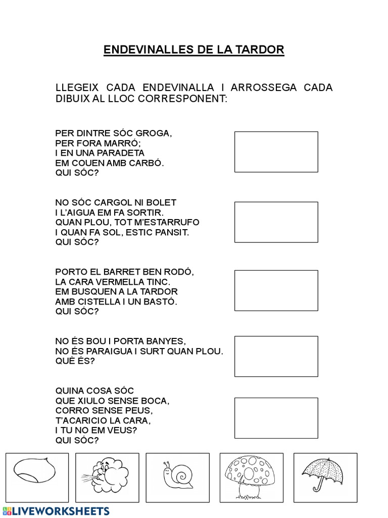 Endevinalles Tardor | PDF