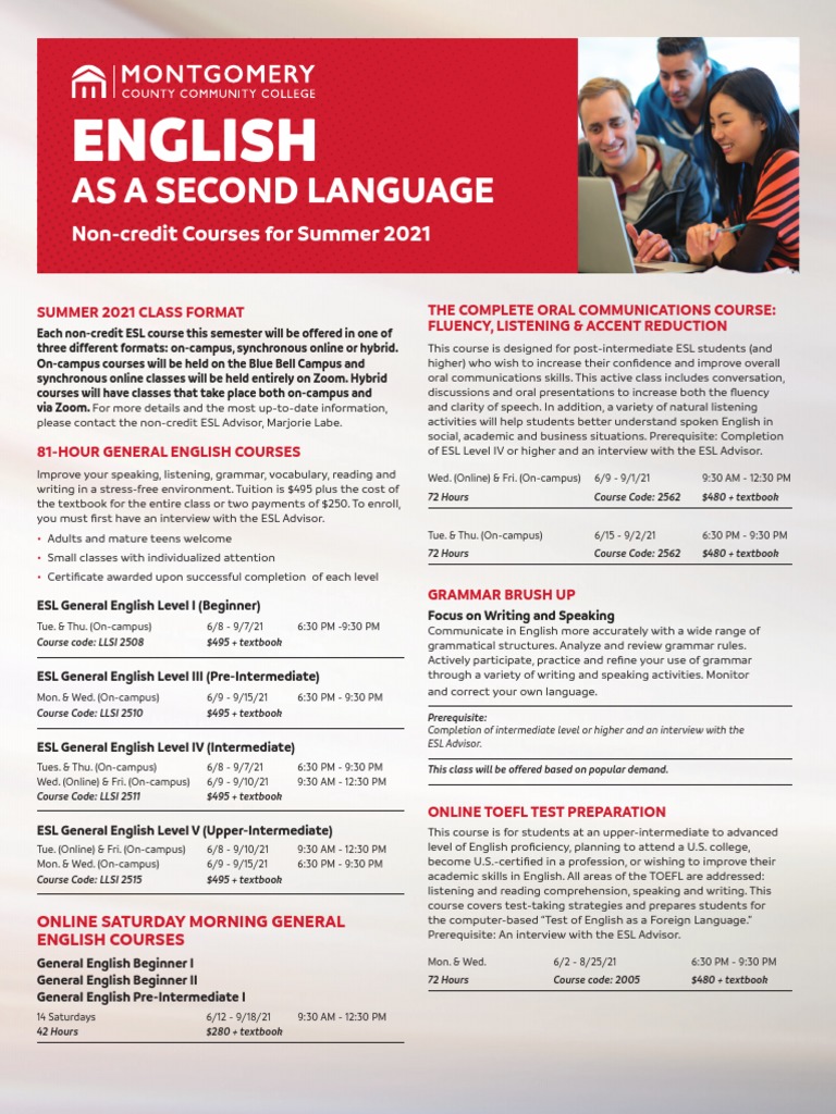 English: As A Second Language | PDF | English As A Second Or Foreign ...
