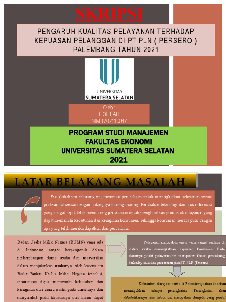 Pengaruh Kualitas Pelayanan PLN terhadap Kepuasan | PDF