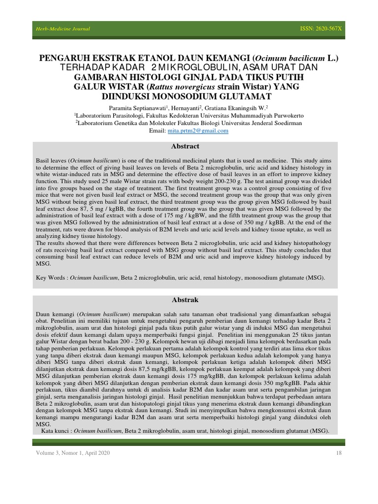 Bab 4 Septiana (Kerusakan Tubulus) | Unduh gratis PDF | Spesialisasi Medis