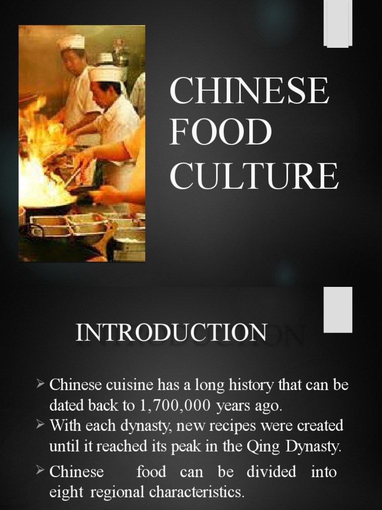 Overview of Chinese Food Culture | PDF | Chinese Cuisine | Cuisine