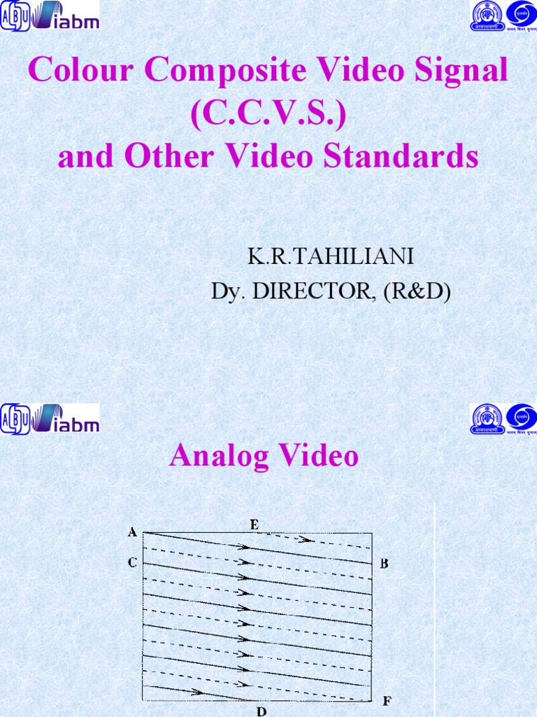 Colour Composite Video Signal (C.C.V.S.) and Other Video Standards | PDF