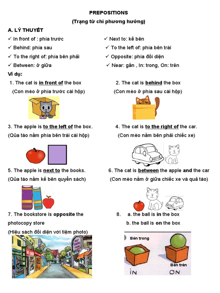 Prepositions Lop 6 Va 8 | PDF