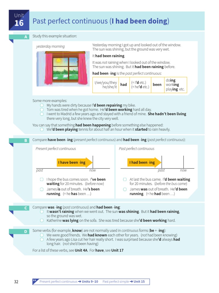 Had Been - Ing Is The Past Perfect Continuous | PDF