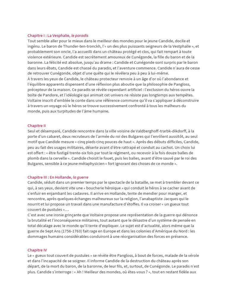 CANDIDE | PDF | Candide