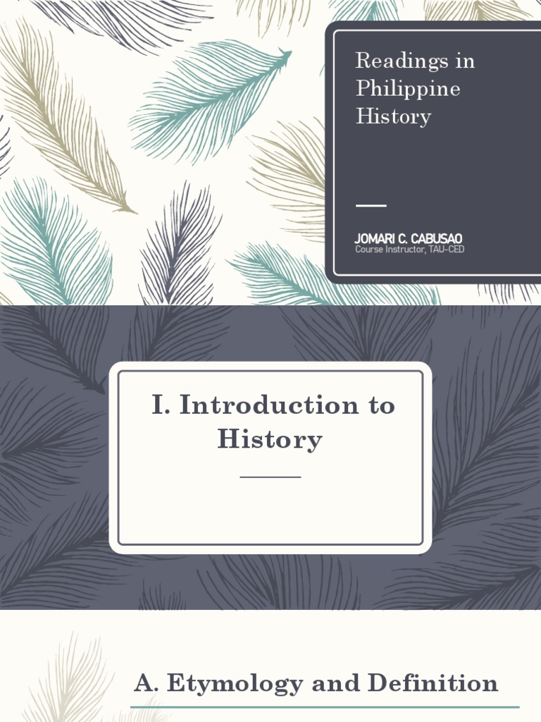 Understanding Philippine History Basics | PDF | Primary Sources ...