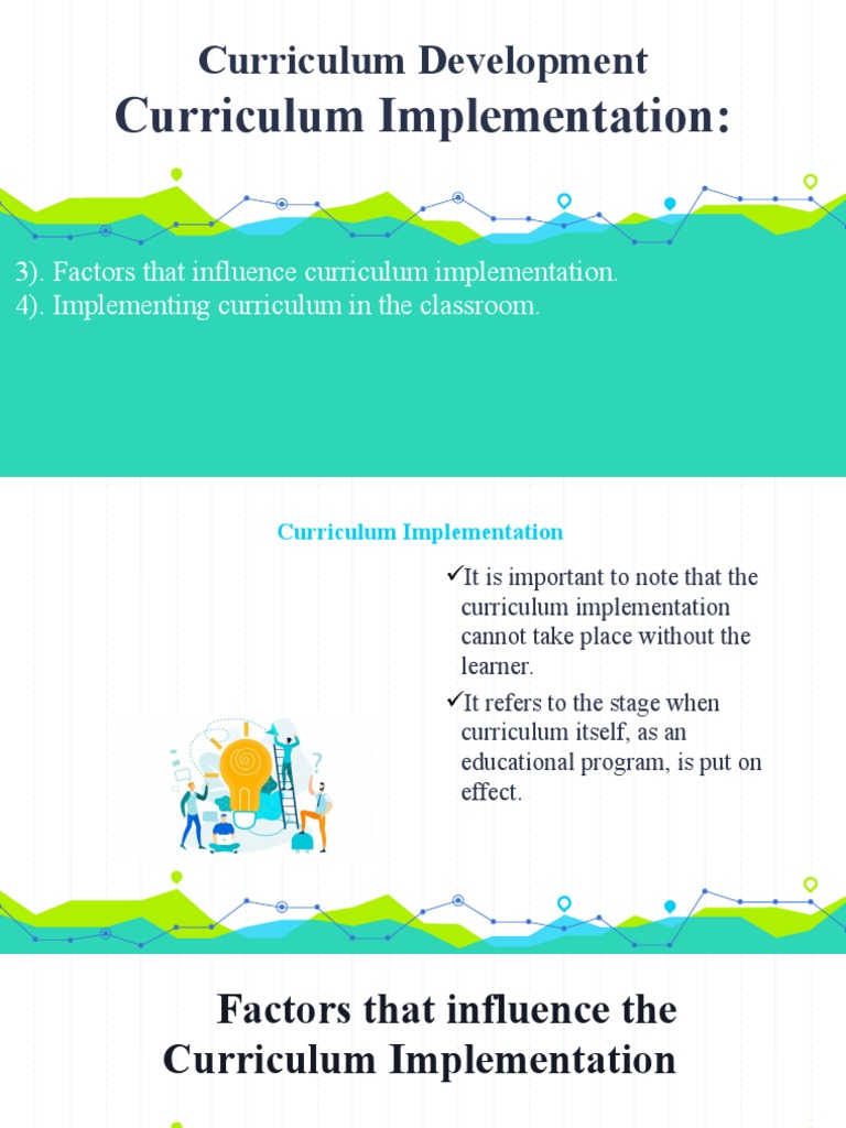 Factors That Influence Curriculum Implementation | PDF | Curriculum ...