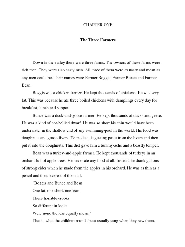 Fantastic MR Fox - Roald Dahl | PDF