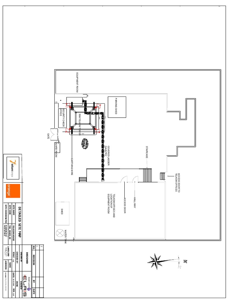 Telkom Site Equipment Room Layout | PDF