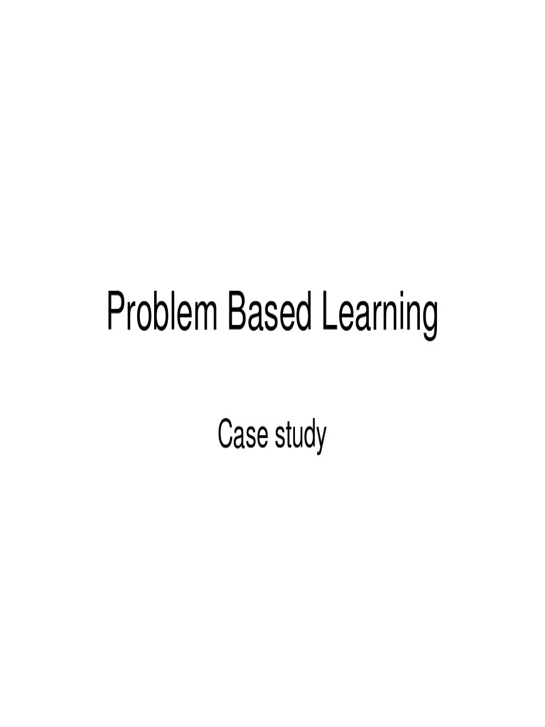 Problem Based Learning: Case Study | PDF | Hepatitis B | Hiv/Aids