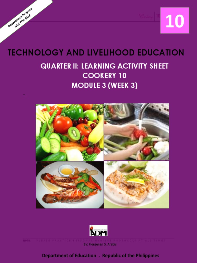 TLE-10 Q2 Activity-Sheet W3 | PDF | Stir Frying | Diet & Nutrition
