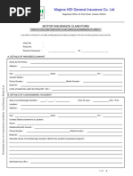 Motor Claim Form | PDF | Driver's License | Justice