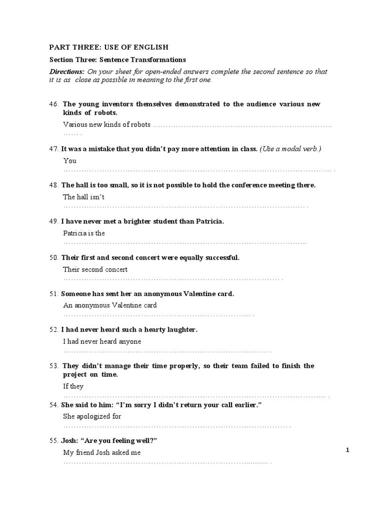 It Is As Close As Possible in Meaning To The First One | PDF | Language ...