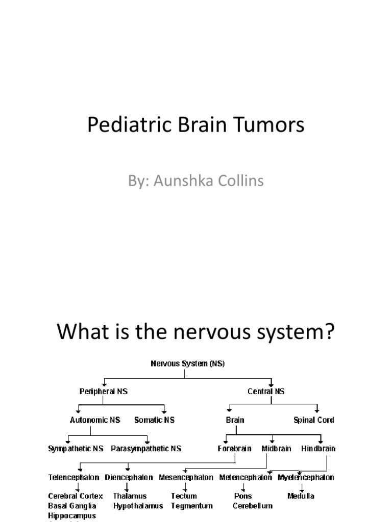 Pediatric Brain Tumors | PDF | Brain Tumor | Central Nervous System