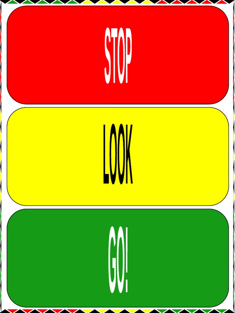 Stop, Look, Go | PDF