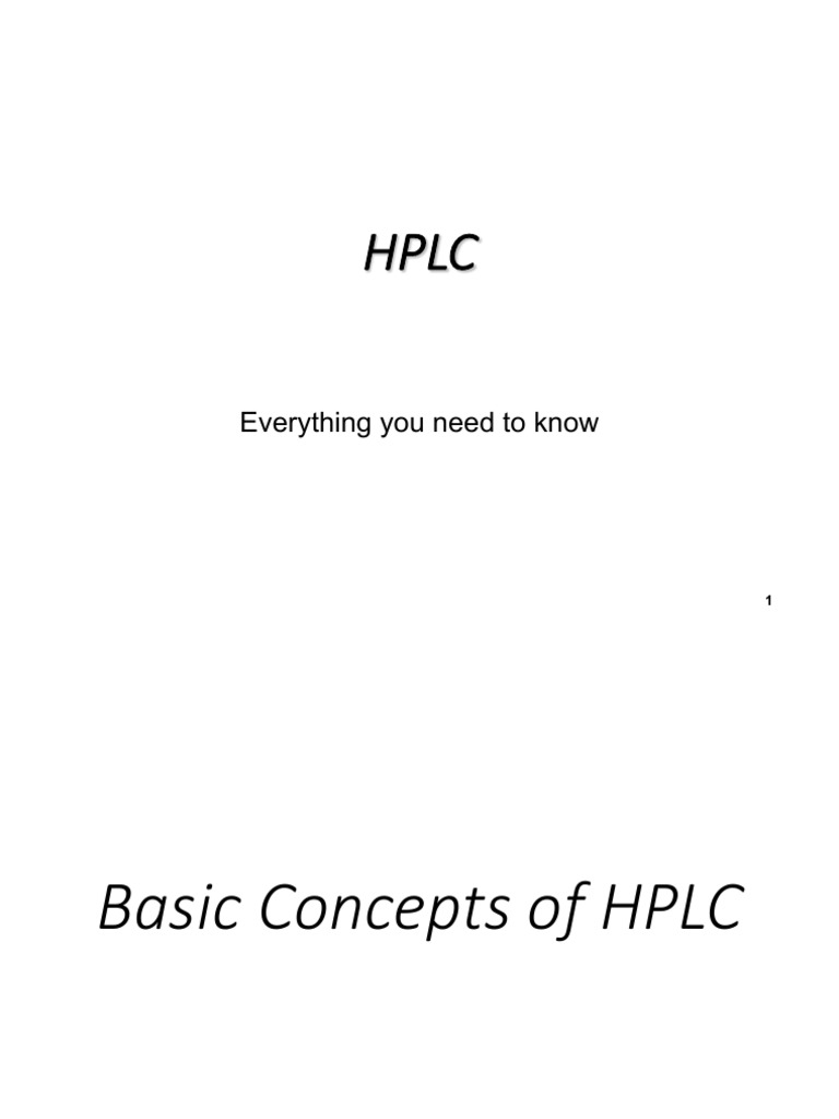 2 HPLC | PDF | Chromatography | High Performance Liquid Chromatography