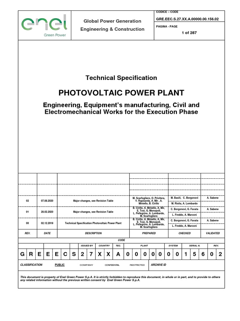 GRE - EEC.S.27.XX.A.00000.00.156.02 TS-PV Power Plant | PDF ...